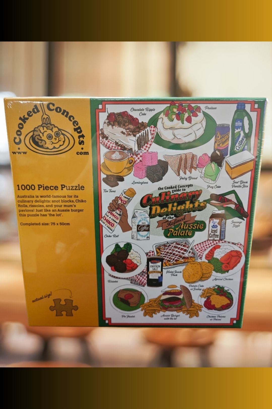 1000-piece puzzle: Culinary Delights of the Refined Aussie Palate – Cooked Concepts